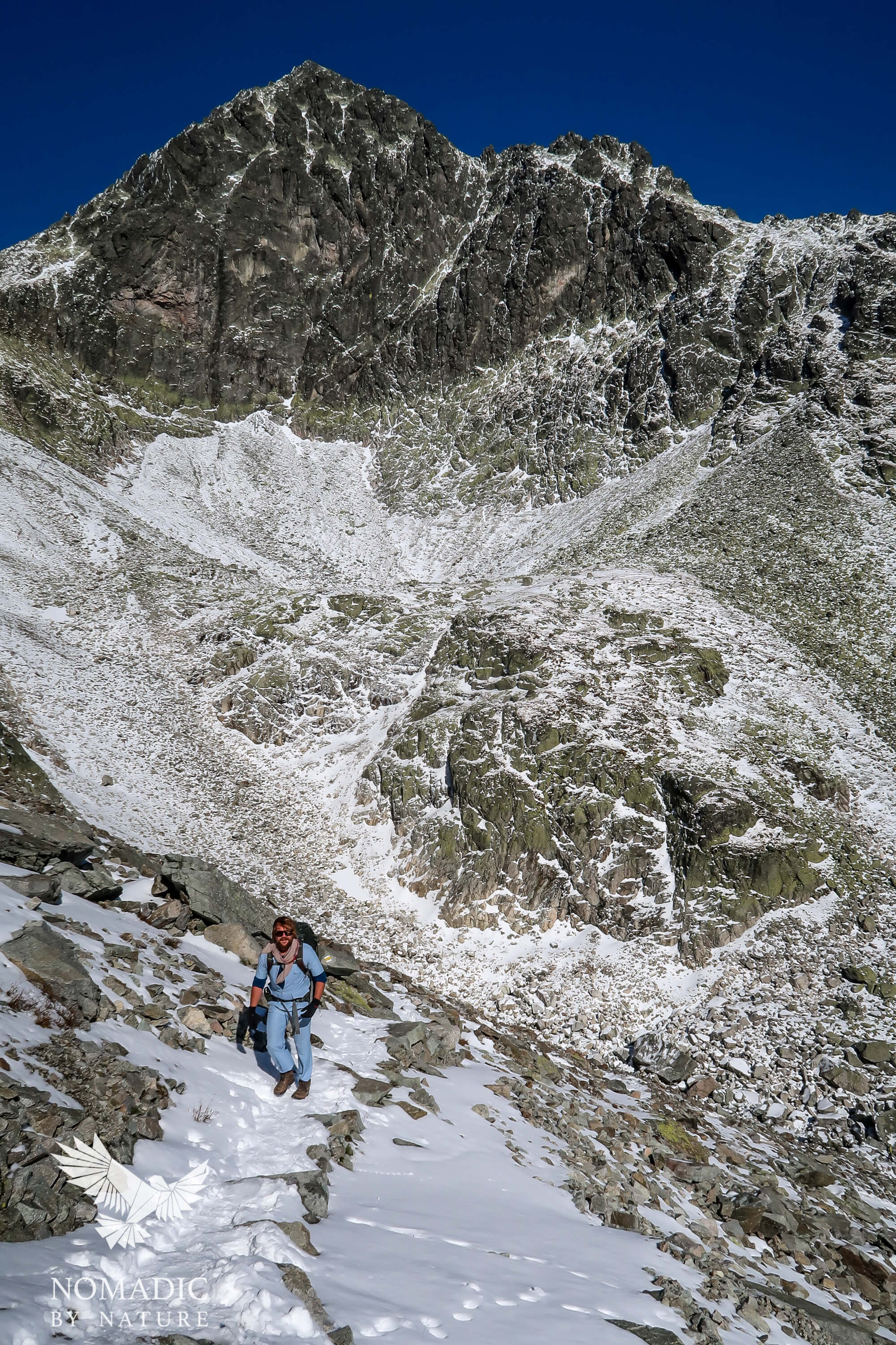 Trekking Icy Snow in the High Tatras • Nomadic by Nature